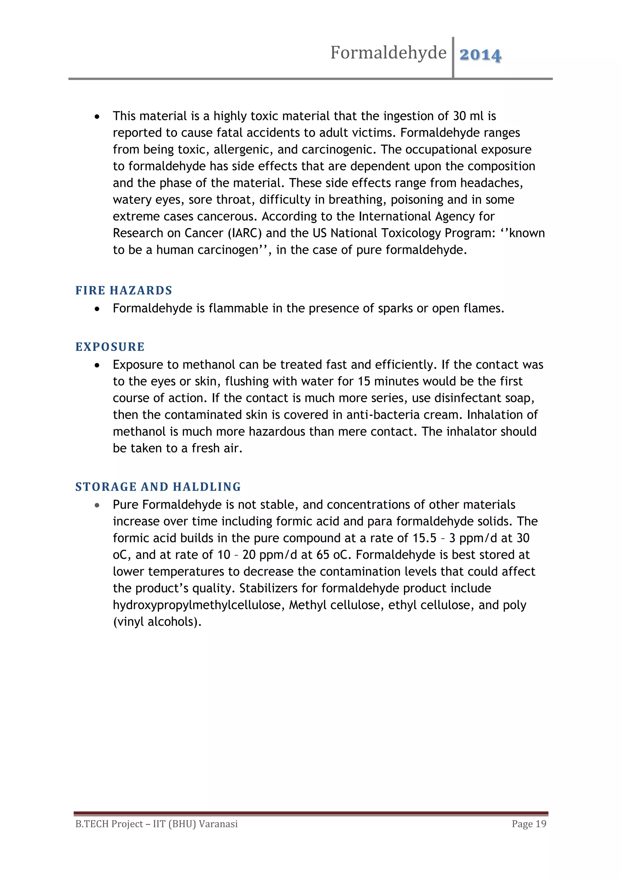 4. properties of_formaldehyde | PDF
