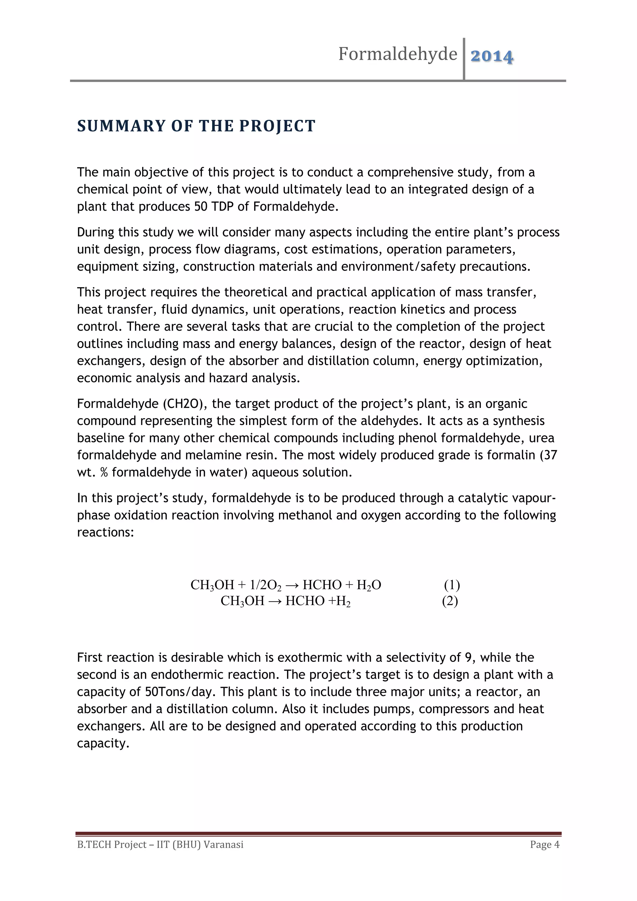 4. properties of_formaldehyde | PDF
