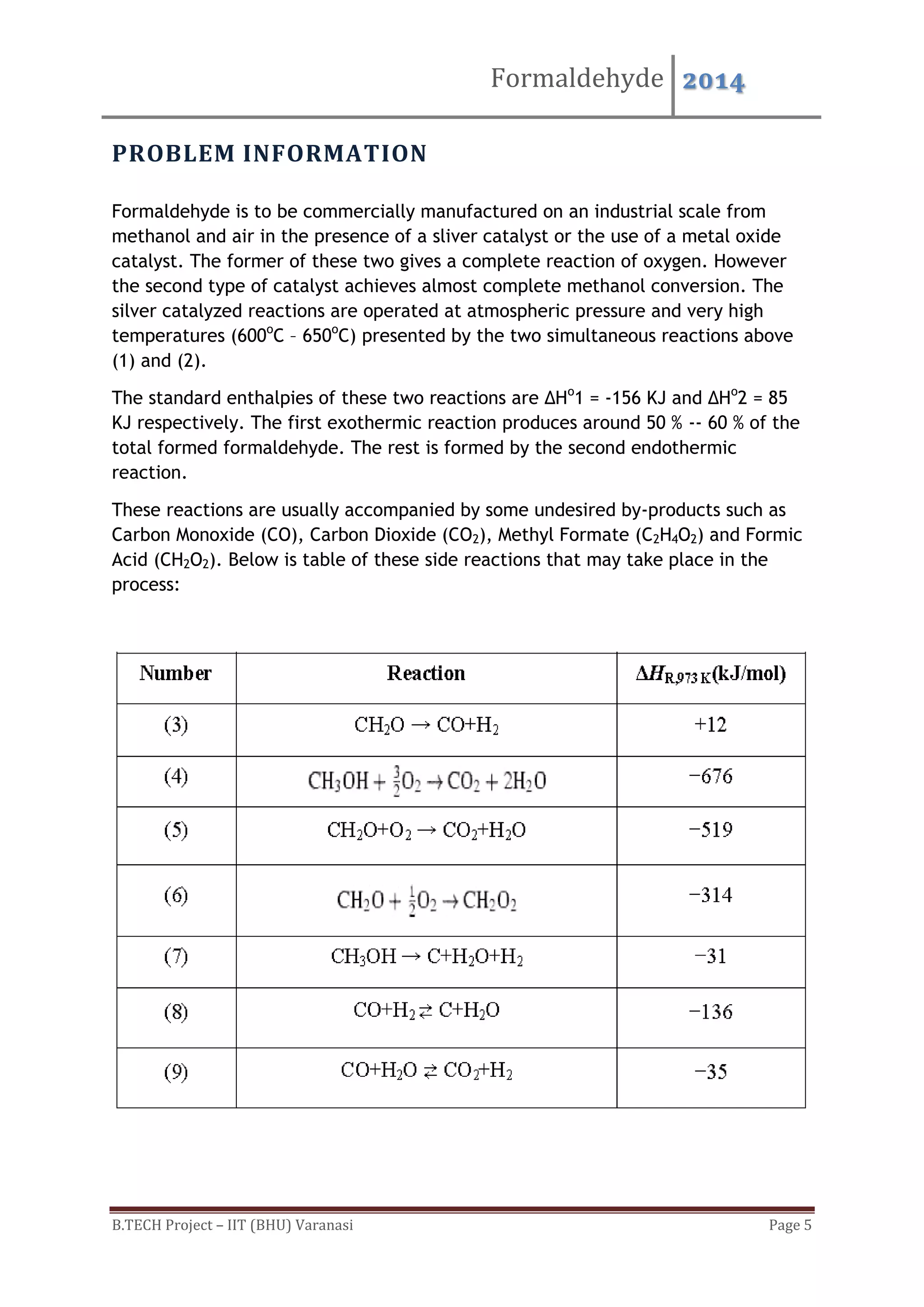 4. properties of_formaldehyde | PDF