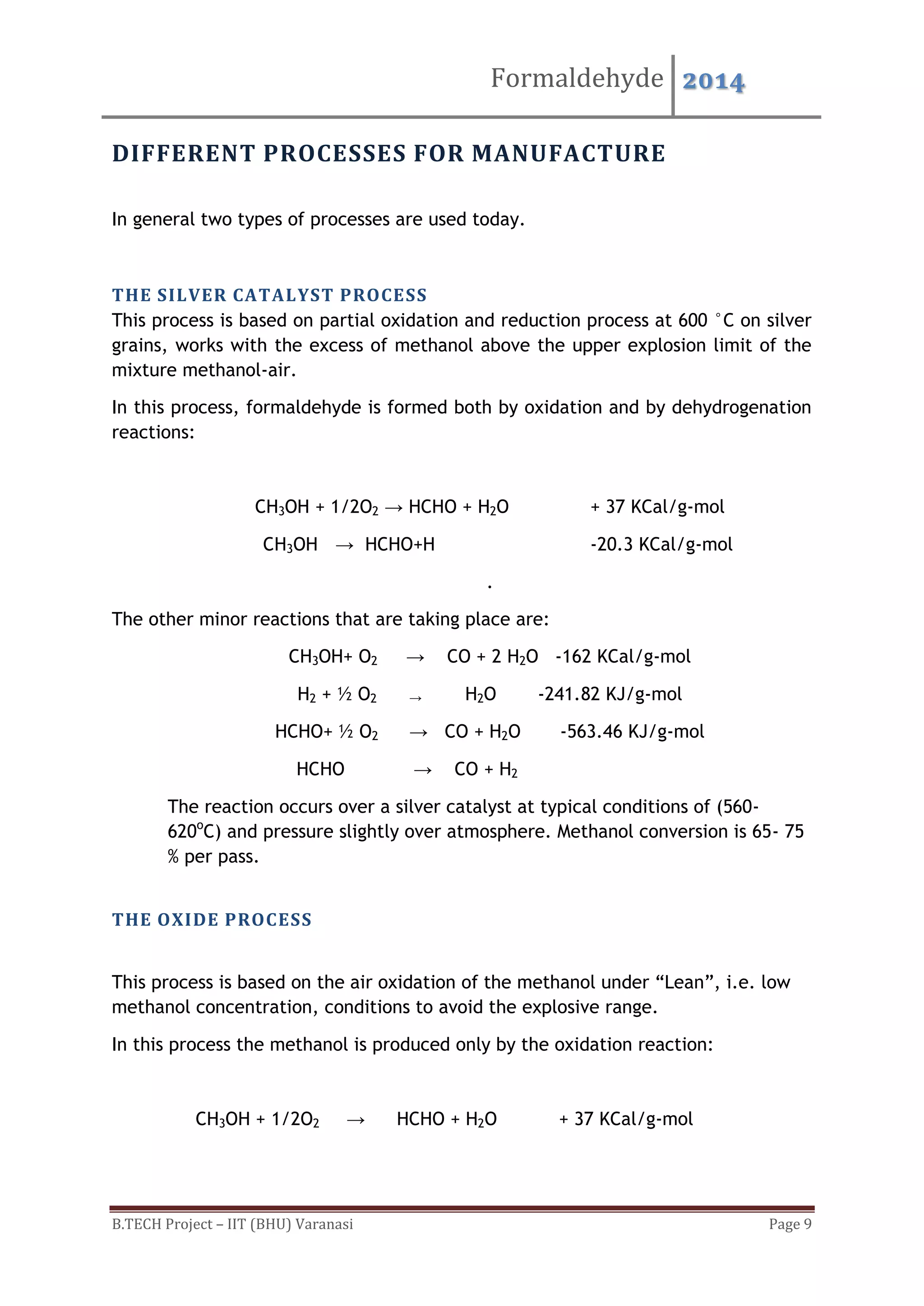 4. properties of_formaldehyde | PDF