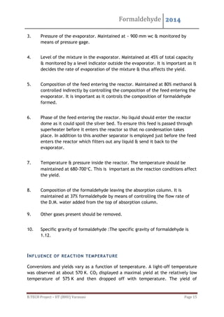 4. properties of_formaldehyde | PDF