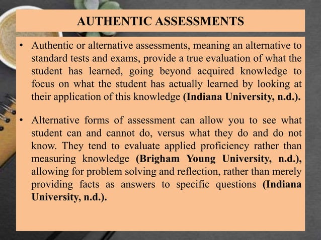 ASSESSMENT: DISCRETE POINT TEST, INTEGRATIVE TESTING, PERFORMANCE-BASED ...