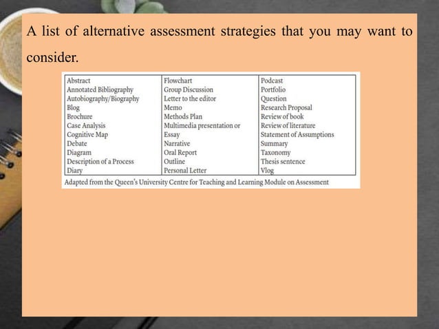 ASSESSMENT: DISCRETE POINT TEST, INTEGRATIVE TESTING, PERFORMANCE-BASED ...