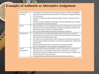 ASSESSMENT: DISCRETE POINT TEST, INTEGRATIVE TESTING, PERFORMANCE-BASED ...