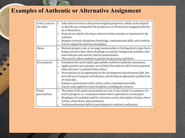 ASSESSMENT: DISCRETE POINT TEST, INTEGRATIVE TESTING, PERFORMANCE-BASED ...