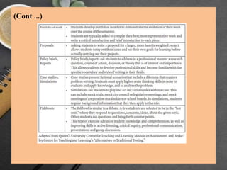 ASSESSMENT: DISCRETE POINT TEST, INTEGRATIVE TESTING, PERFORMANCE-BASED ...