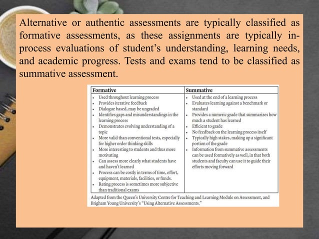 ASSESSMENT: DISCRETE POINT TEST, INTEGRATIVE TESTING, PERFORMANCE-BASED ...