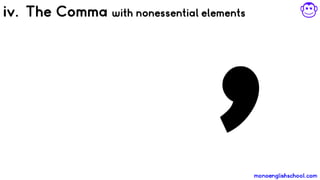 How to Use Commas with Sentence Interrupters and Nonessential Elements ...