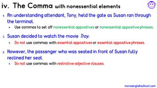 How to Use Commas with Sentence Interrupters and Nonessential Elements | A Guide to Punctuation ...