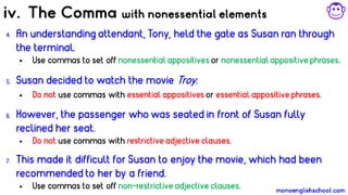 How to Use Commas with Sentence Interrupters and Nonessential Elements ...