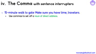 How to Use Commas with Sentence Interrupters and Nonessential Elements ...