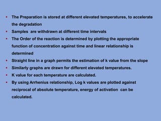 Stability studies | PPT