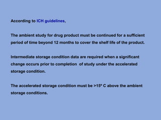 Stability studies | PPT
