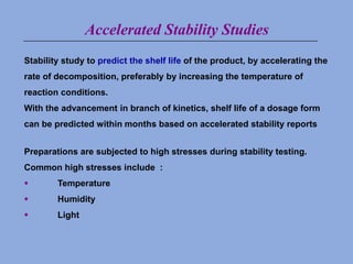 Stability studies | PPT