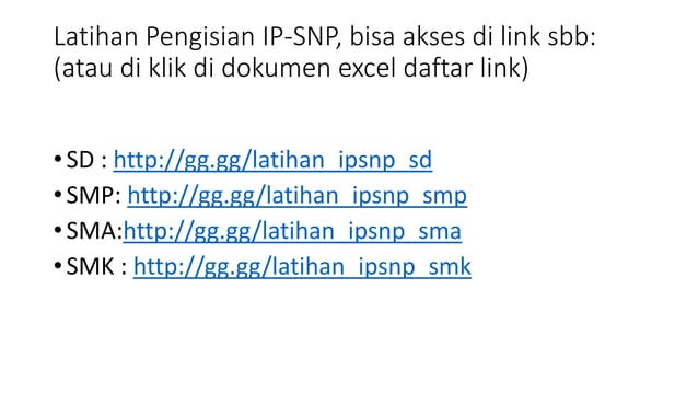 4. praktik pengisian ip snp | PPT