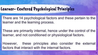 Learner-Centered Psychological Principles | PPTX