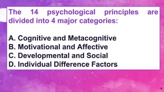 Learner-Centered Psychological Principles | PPTX