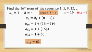 Arithmetic Sequence | PDF