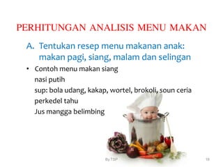 Perencanaan menu untuk balita | PPT