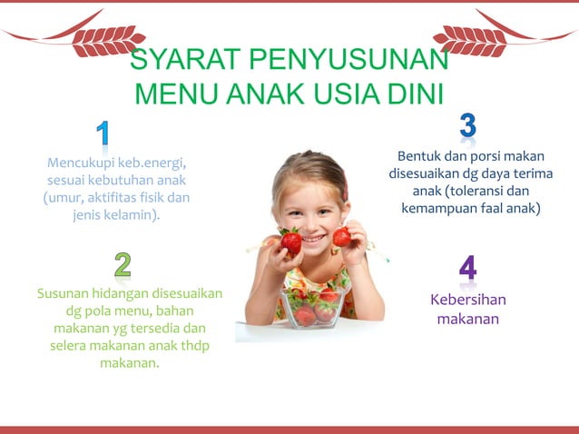 Perencanaan menu untuk balita | PPT