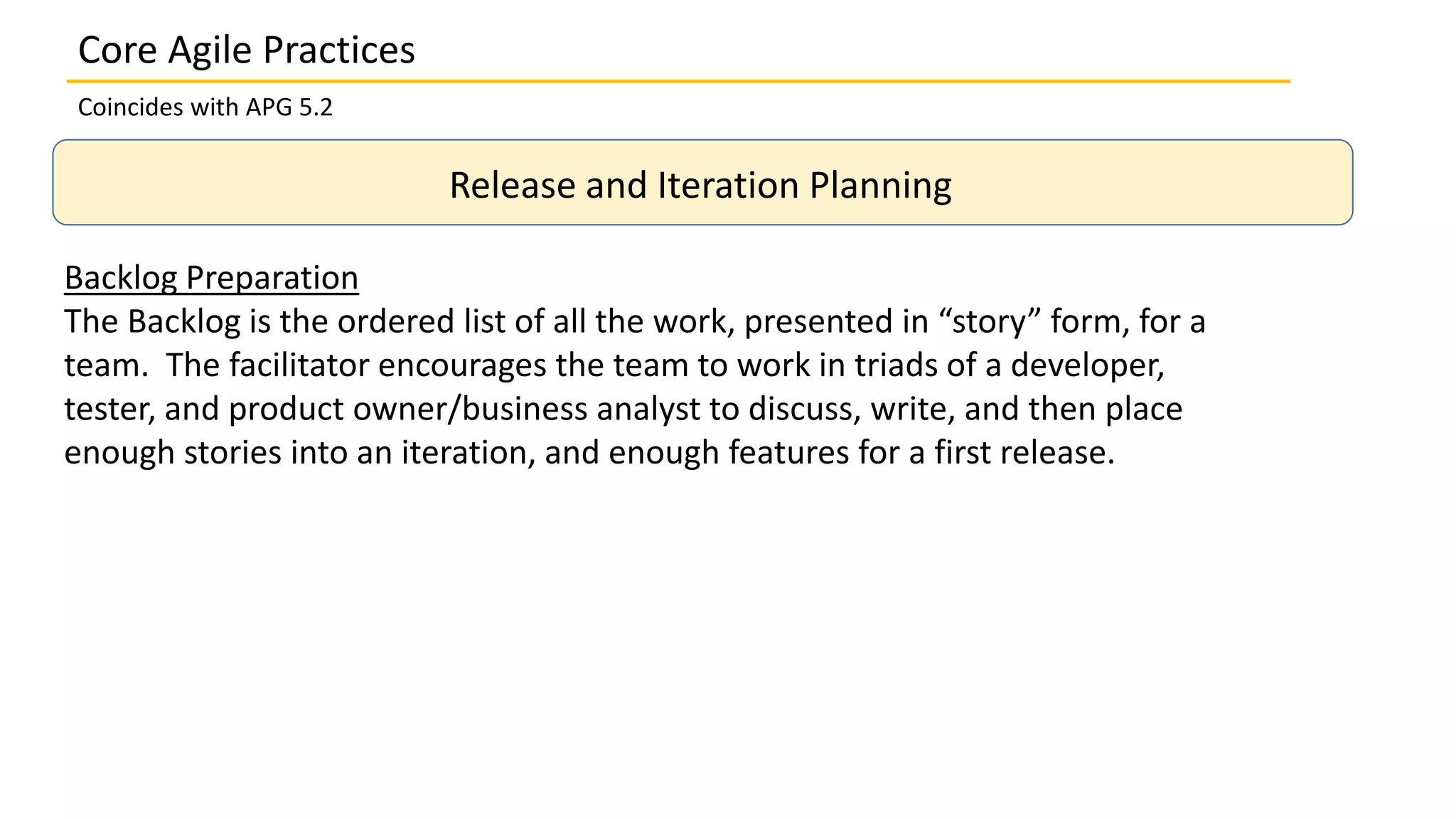 40 The Agile Core Practices Ppt