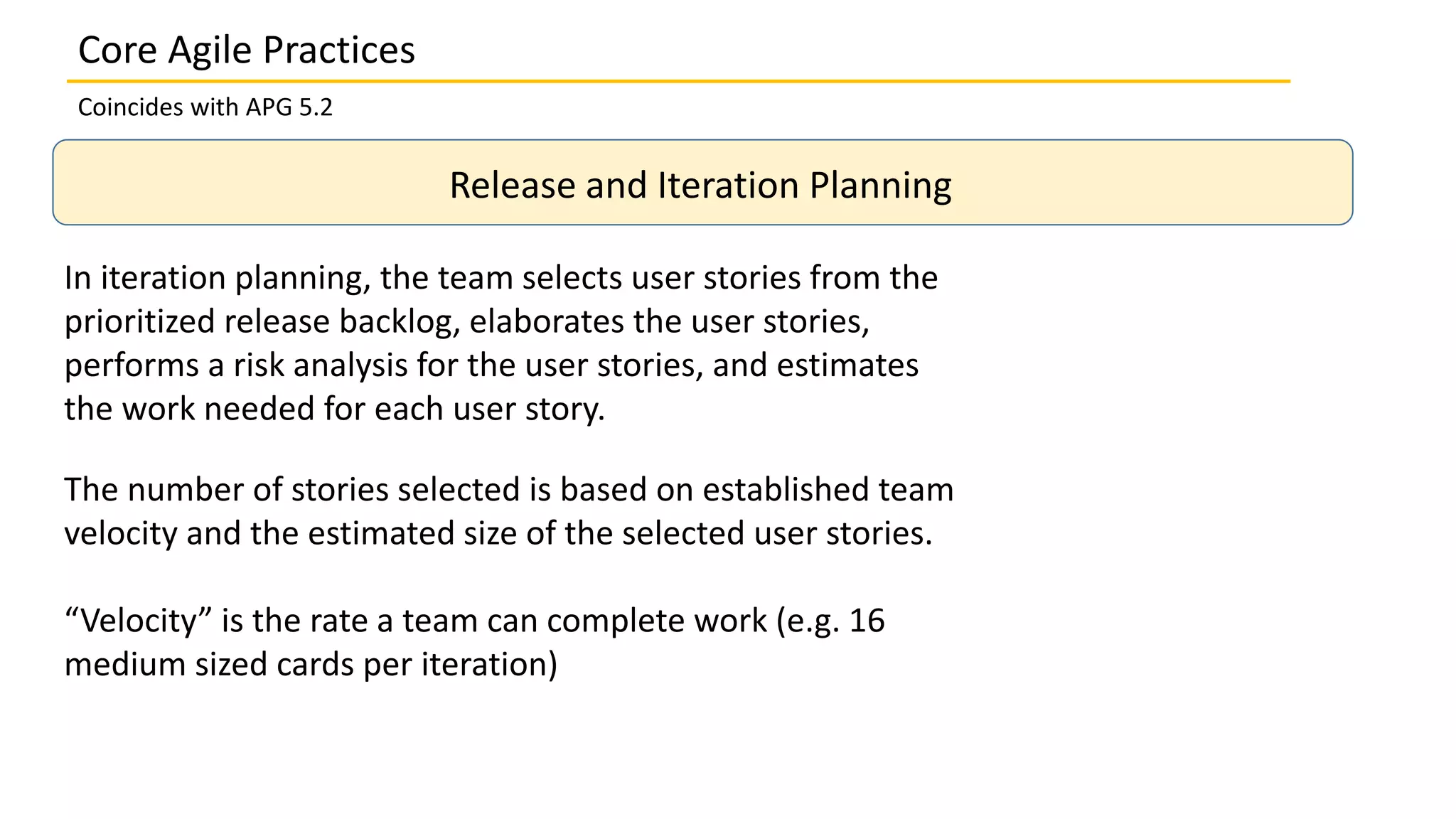 40 The Agile Core Practices Ppt