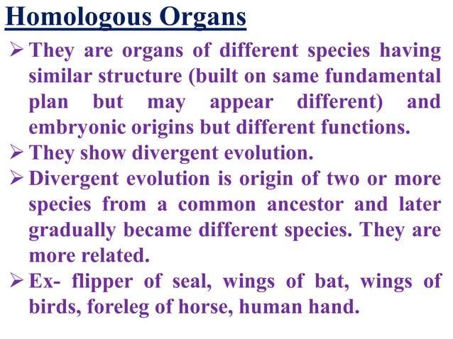 Evidences of Organic Evolution | PDF