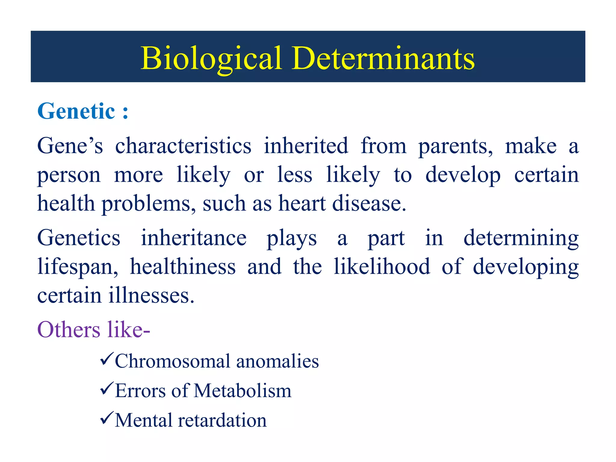 Determinant of health | PPT