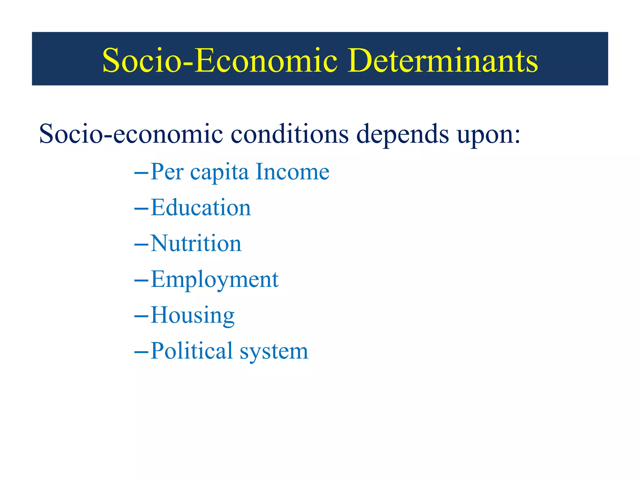 Determinant of health | PPT