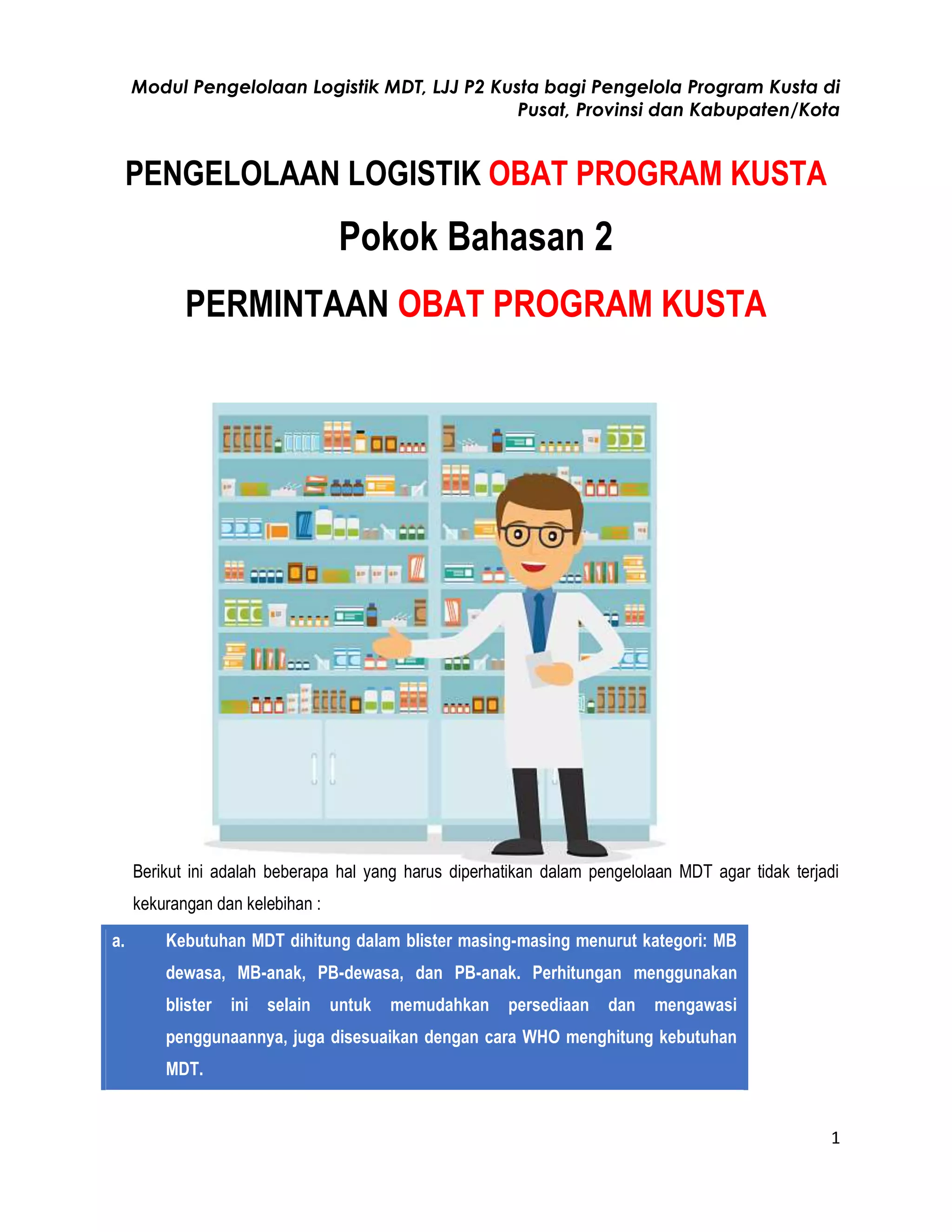 Pokok Bahasan 2 pengelolaan logistik permintaan obat revisi (lampiran form 10 + hibah) | PDF