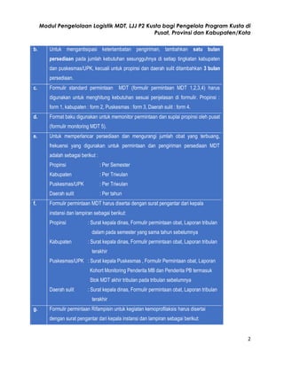 Pokok Bahasan 2 pengelolaan logistik permintaan obat revisi (lampiran form 10 + hibah) | PDF