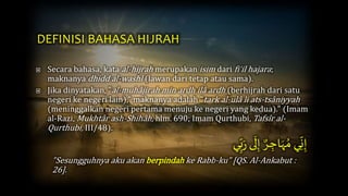 Memaknai Hijrah Zaman Now (Ibnu Aziz Fathoni) | PPTX