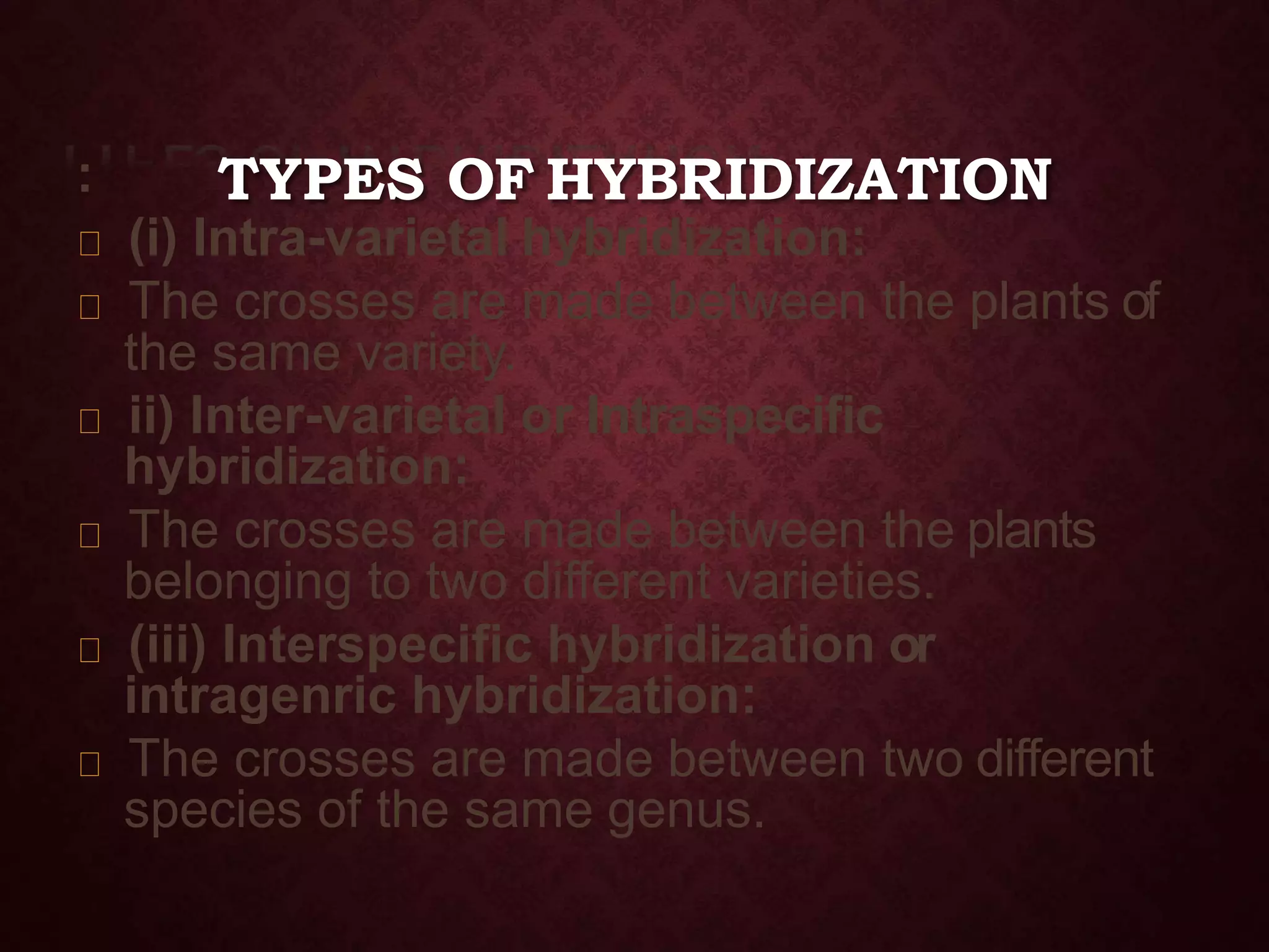 Polyploidy, Mutation and Hybridization with reference to Medicinal Plants | PPTX