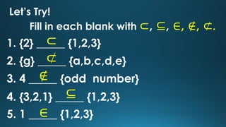 Universal Set and Subset using Venn Diagram | PDF