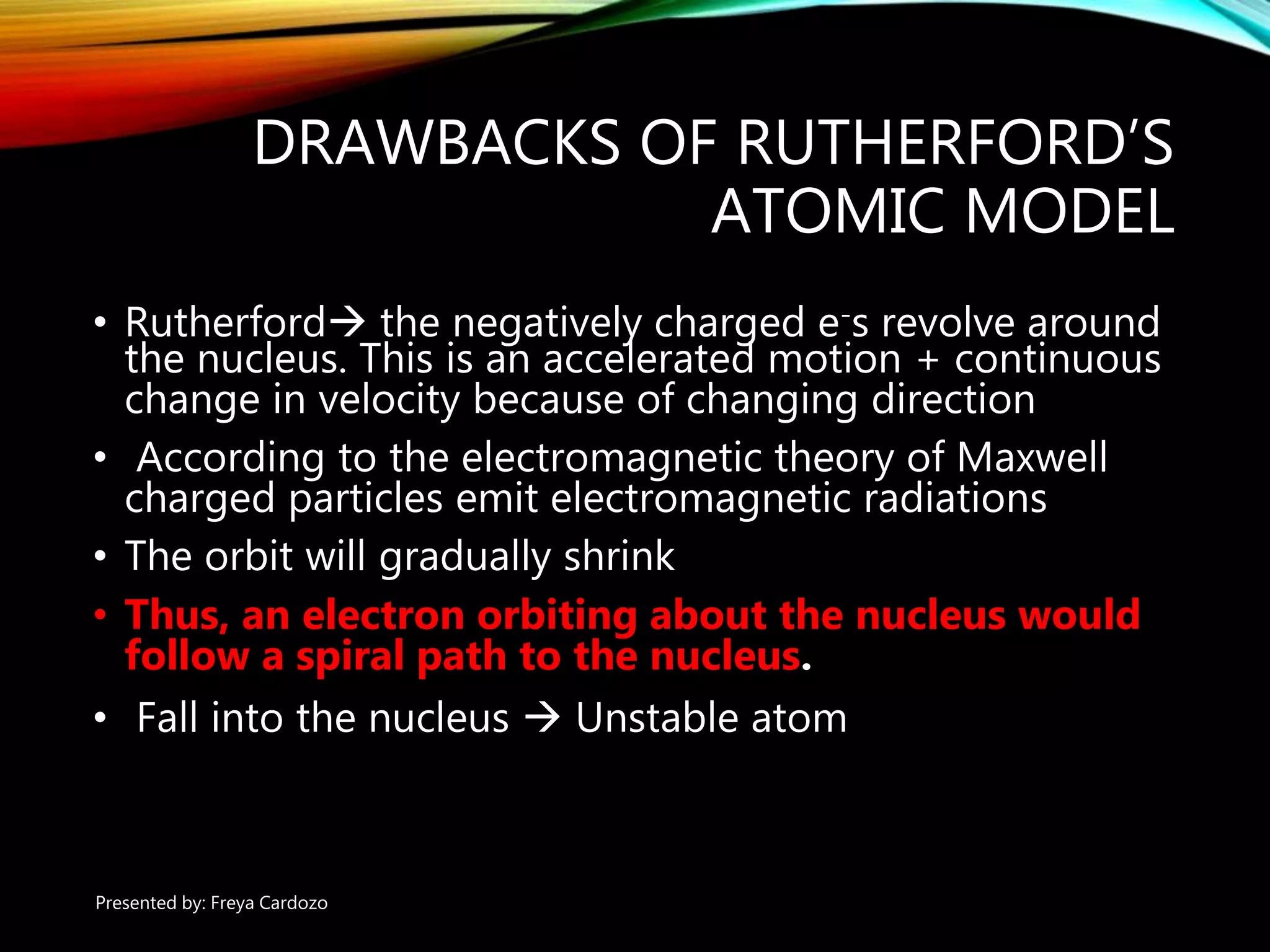 Structure of atom(11th standard Maharashtra state board) | PPTX