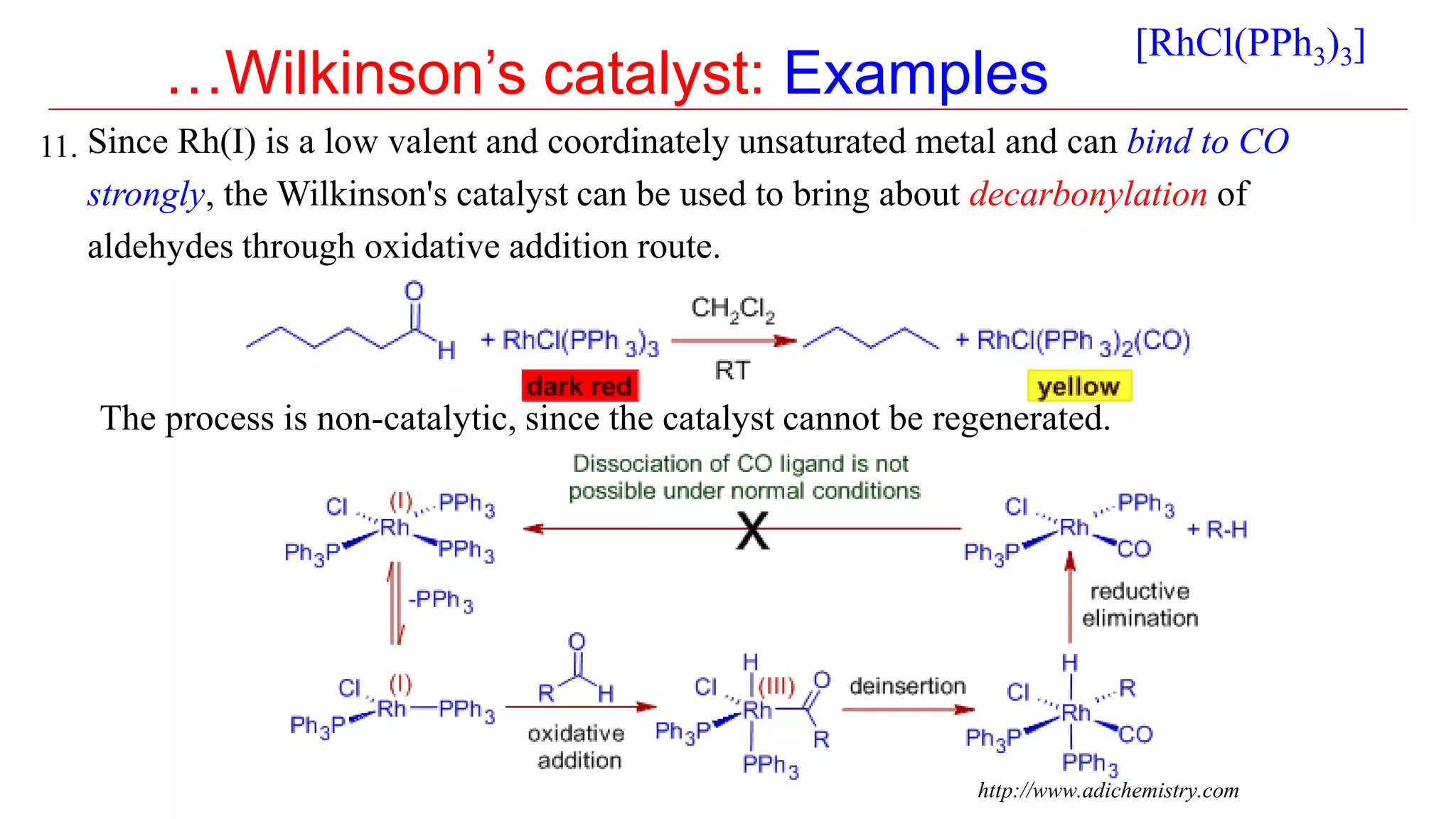 4. Wilkinson's Catalyst | PPT