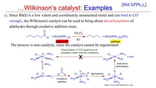 4. Wilkinson's Catalyst | PPT