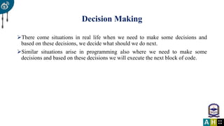 4. decision making and some basic problem | PPT