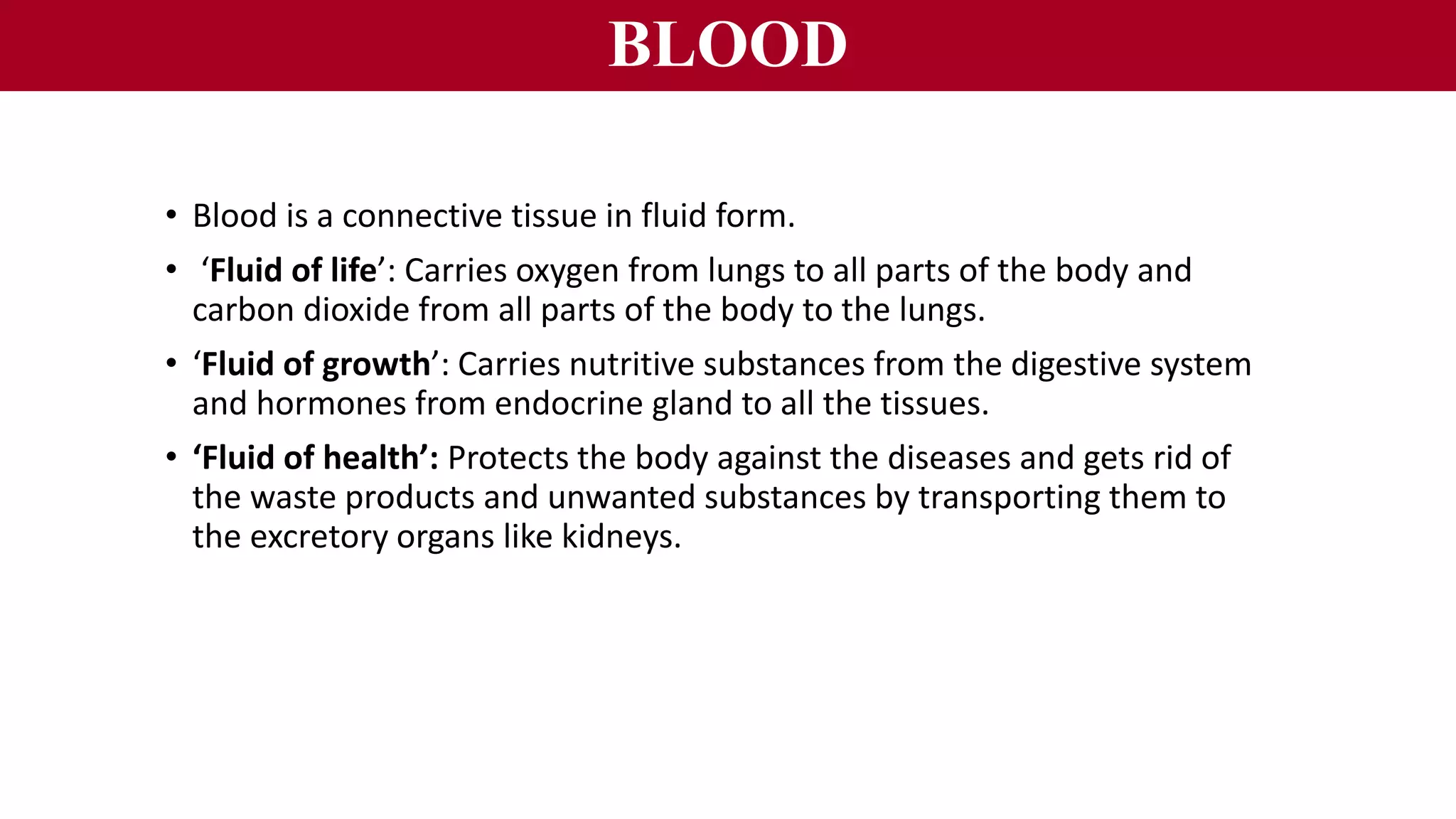 Physiology of Blood | PPT