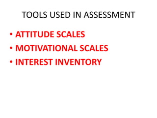 4. rubrics and affective domain tool | PPTX