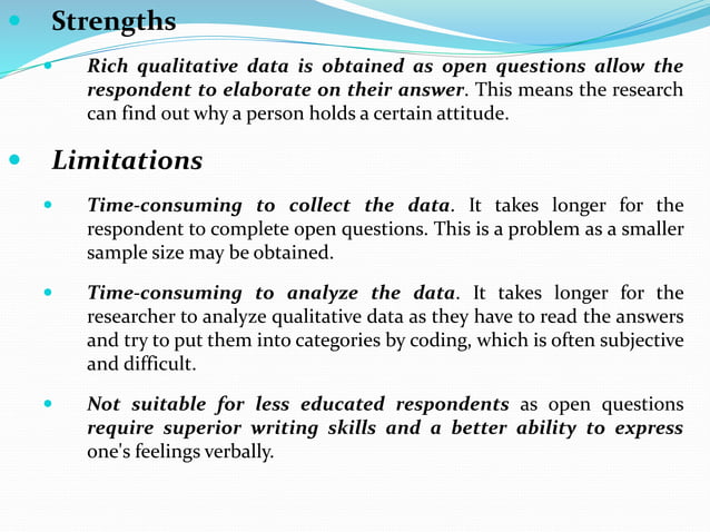 Questionnaire - Research Method | PPTX | Educational Assessment | Education