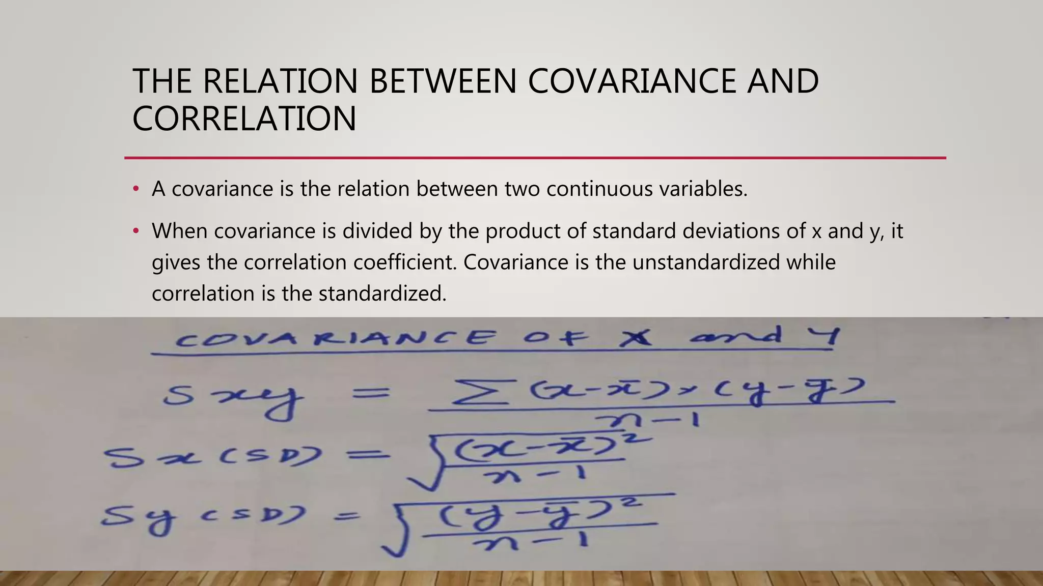 4.4 correlation manual calcualtion | PPTX