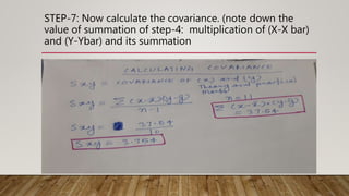 4.4 correlation manual calcualtion | PPTX