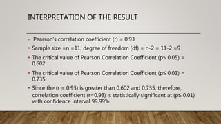 4.4 correlation manual calcualtion | PPTX