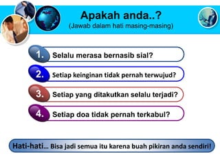 Thinking Tools in Problem Solving _ Materi Training "Mastering Problem & Analysis" | PPT