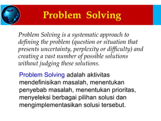 Thinking Tools in Problem Solving _ Materi Training "Mastering Problem ...