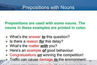 Functional English 10. Prepositions | PPT