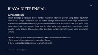 Analisis Biaya Diferensial | PDF