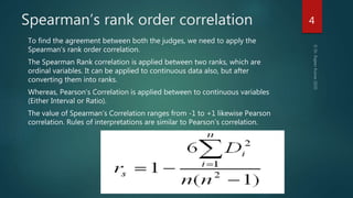 4.5 spearman's rank correlation | PPTX