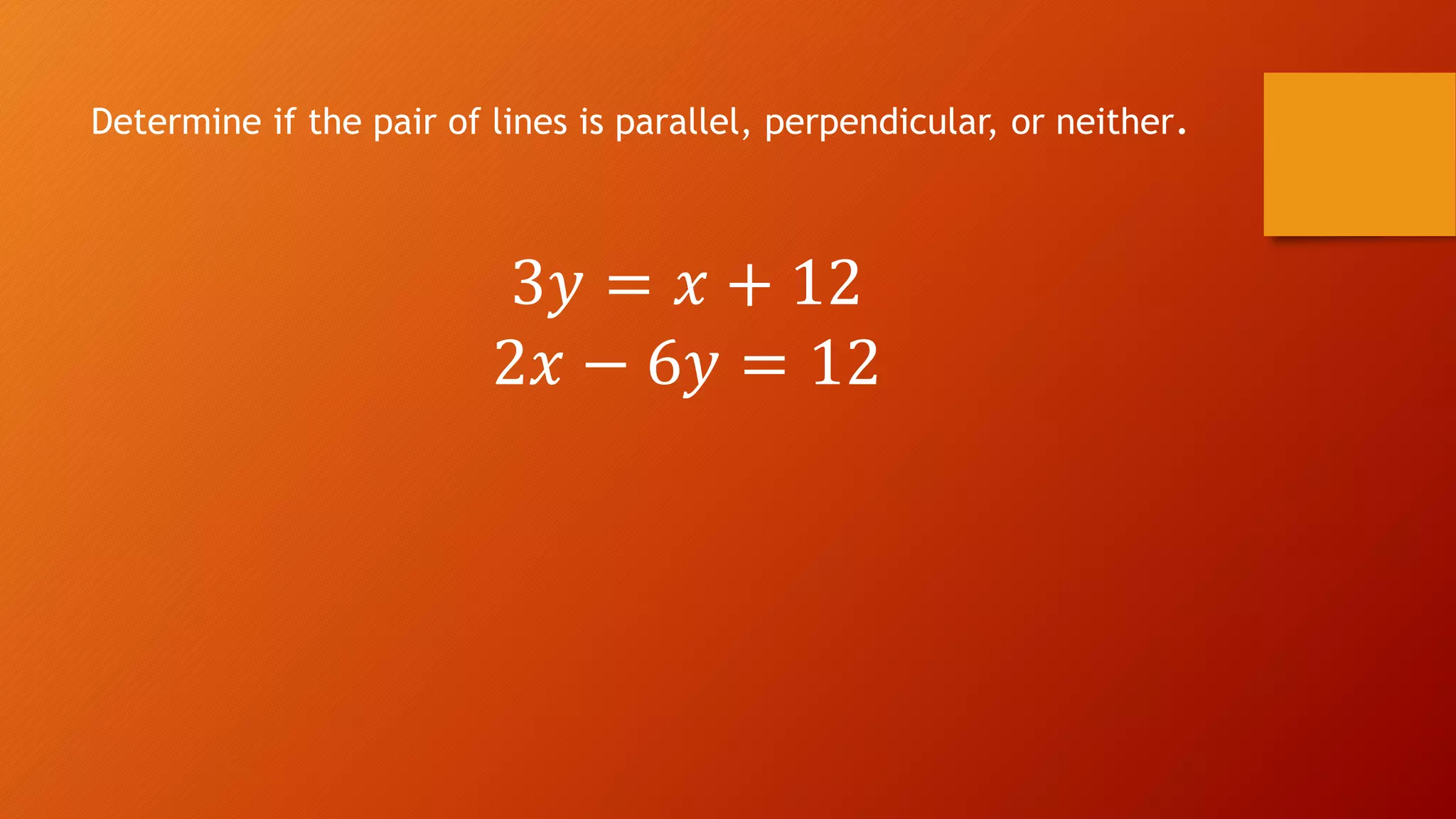 4.4 parallel & perpendicular lines | PPT